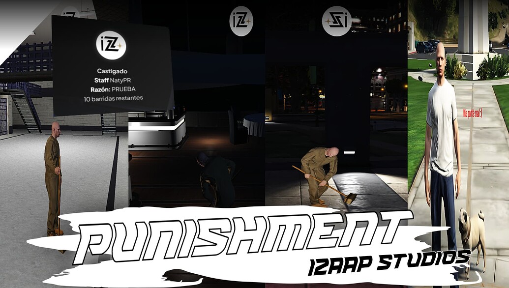 FiveM Punishment System – Community Service + Ped Punishment [QBCore & ESX] - FiveM Releases ...