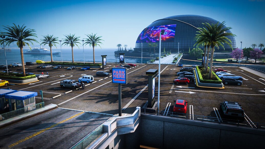 [PAID][MLO] SeaDome – Over-Ocean LED Sphere w/ Parking Hub, Bridge, 360 ...