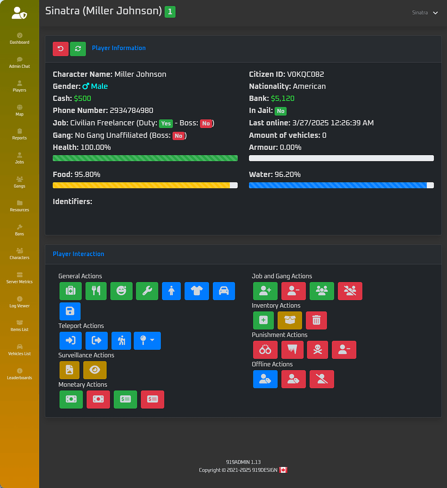 [PAID] [QB/ESX] 919 ADMIN CLASSIC - The Legacy Admin Menu - Page 5 ...