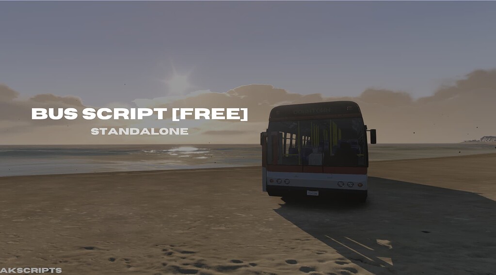 [FREE] [ESCROWED] Bus Script - FiveM Releases - Cfx.re Community