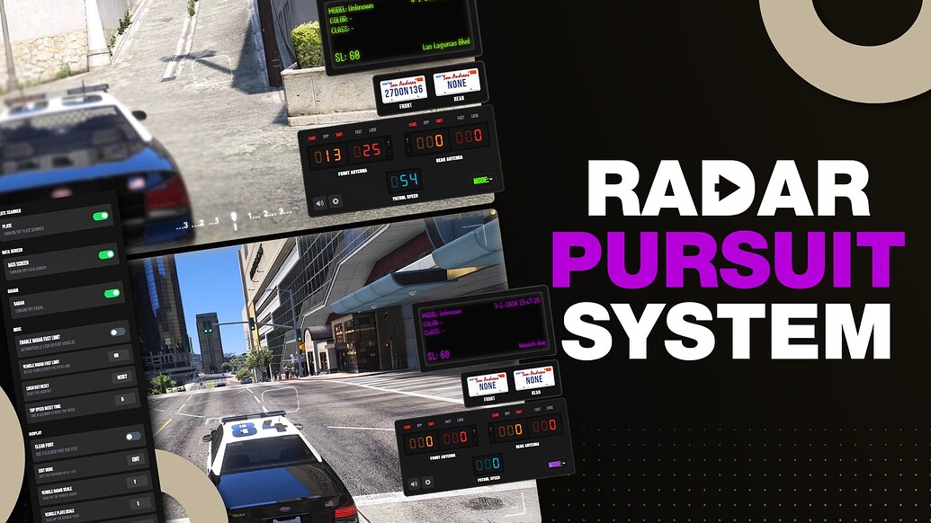 Retro | Radar Pursuit System - FiveM Releases - Cfx.re Community