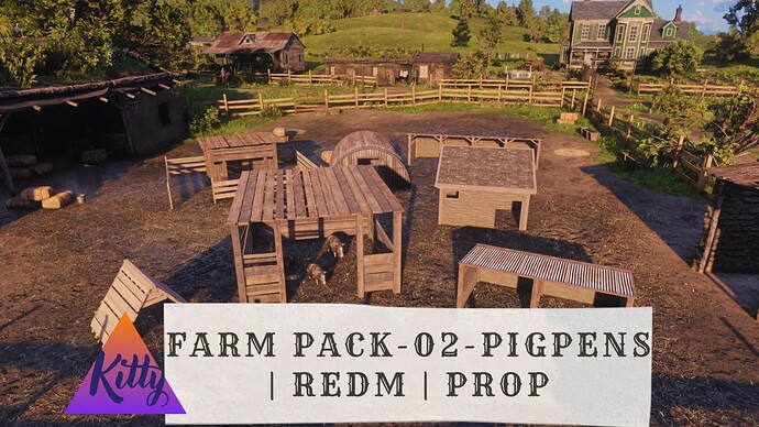 Farm Pack 02 | Pigpens || REDM PROPS - RedM Releases - Cfx.re Community