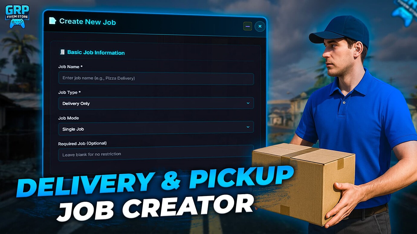 Create Unlimited Jobs - Pickup & Delivery Job Creator! - FiveM Releases ...
