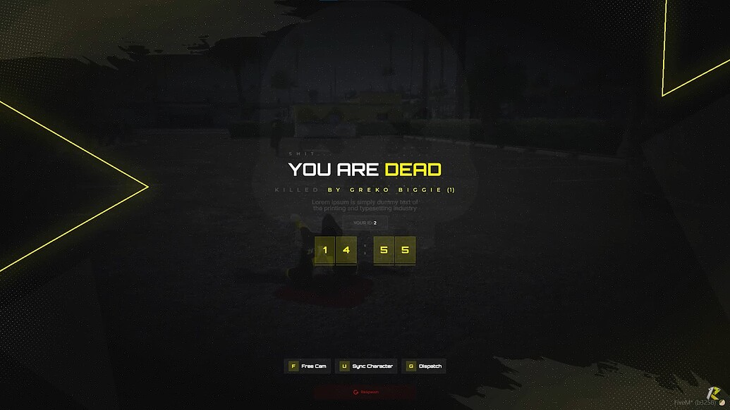 Modern Deathscreen - FiveM Releases - Cfx.re Community