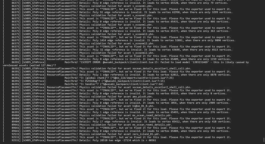 ERROR WASABI-Backpack - FiveM Snapmatic - Cfx.re Community