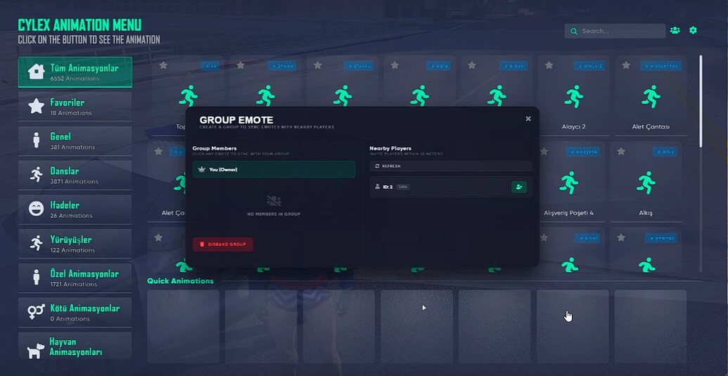 [PAID] [STANDALONE] NEW UI UPDATE! Cylex ANIMATION MENU V2 +6700 EMOTE ...
