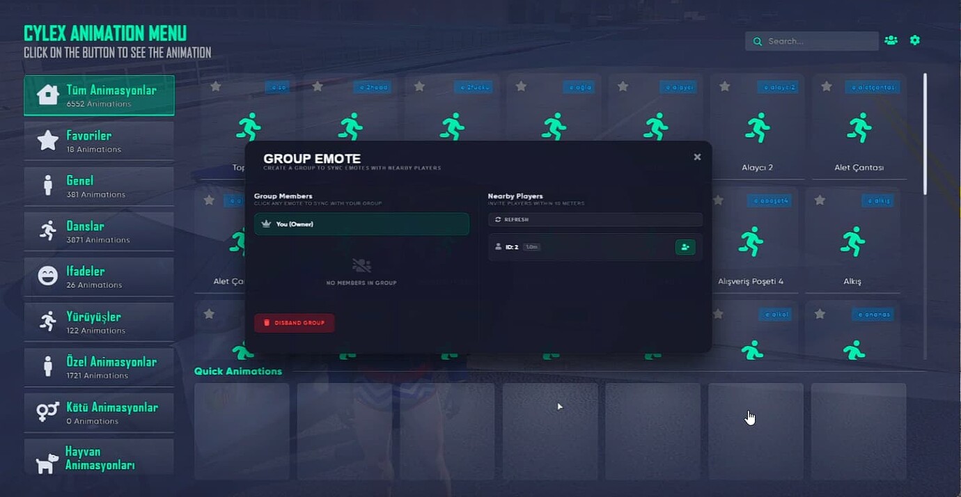[PAID] [STANDALONE] NEW UI UPDATE! Cylex ANIMATION MENU V2 +6700 EMOTE ...