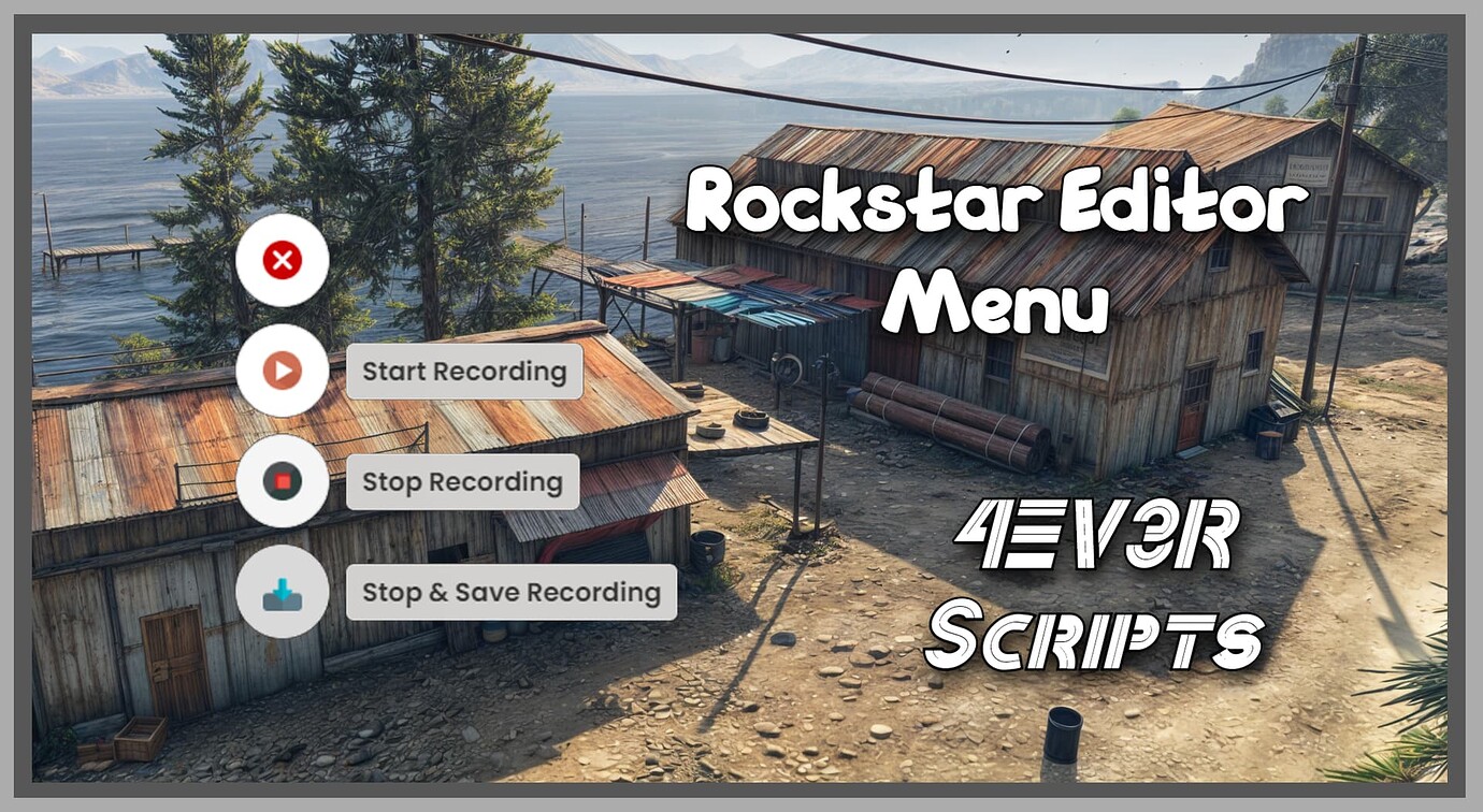 [FREE] [STANDALONE] Rockstar Editor Menu - FiveM Releases - Cfx.re Community