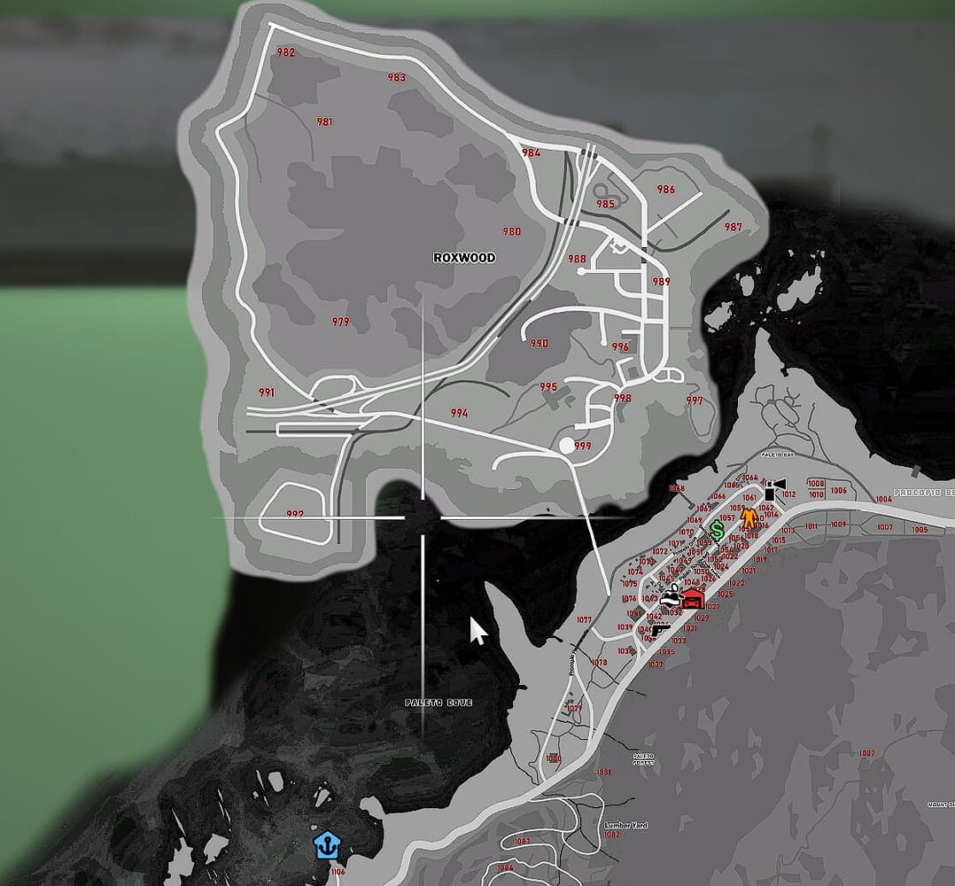 [PAID] [MINIMAP] Postalmap - Black and White with Cayo and Roxwood ...