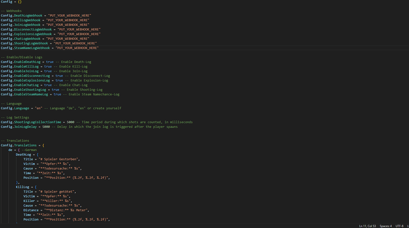 📦 [Release] Advanced ESX Log System – Ultimate Player Activity Logging ...