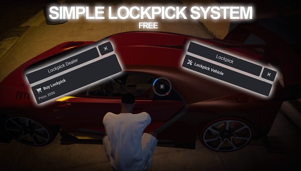 [FREE] X Lockpick System [ESX & QB] & [OX_LIB] - FiveM Releases - Cfx ...