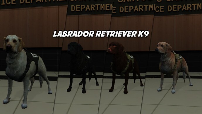 labrador Retriever K9 - Addon Dog Ped - FiveM Releases - Cfx.re Community