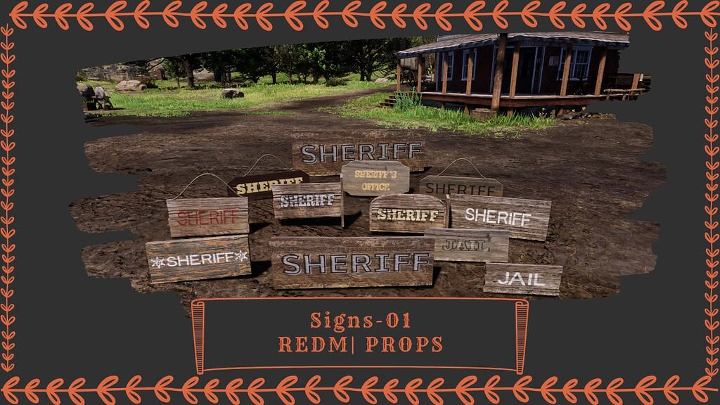 Signs 01 Props | REDM - RedM Releases - Cfx.re Community