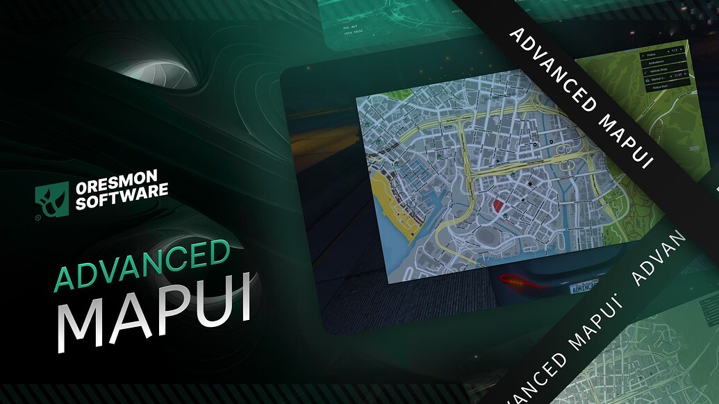 Advanced Map Ui Script - Custom images , Areas , Text Blips - FiveM ...