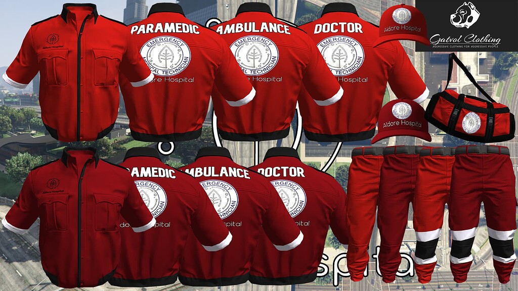 Aldore Paramedic Uniform v2 for Male and Female [Lore Friendly] - FiveM ...