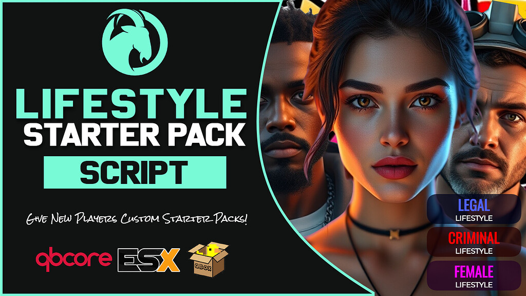 Lifestyle Starter Pack [QBCore][Qbox][ESX] - FiveM Releases - Cfx.re Community