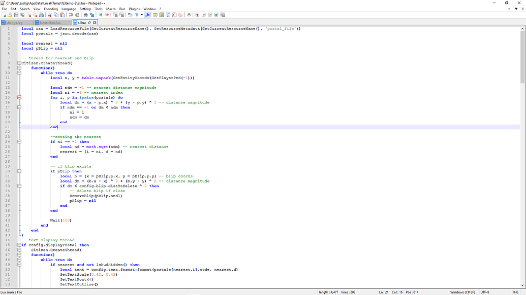 OCRP + Nearest Postal Script Error - QBCore - Cfx.re Community