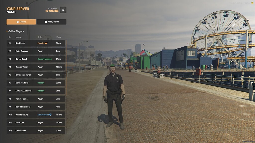 Scoreboard Script - Advanced scoreboard with job counts and heists ...
