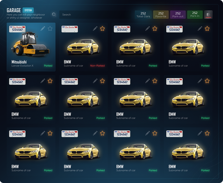 [ESX] [PAID] Garage - Releases - Cfx.re Community