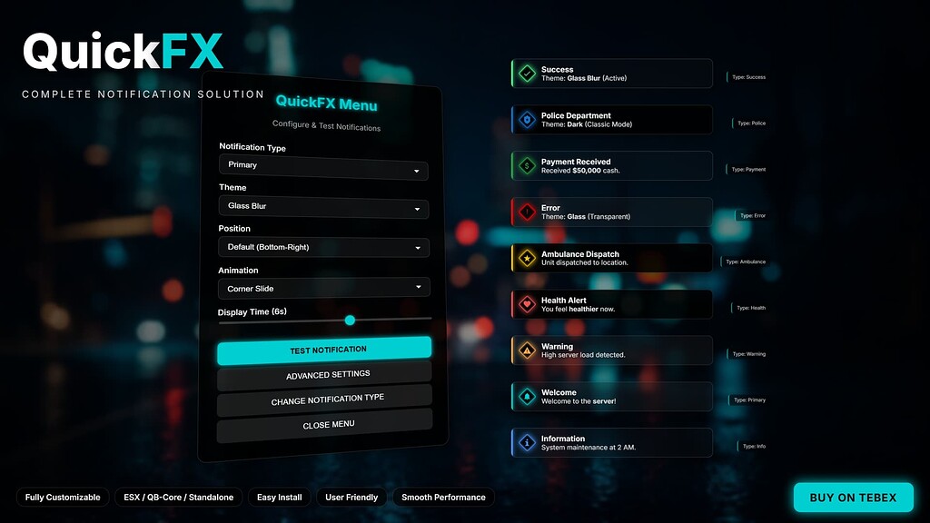 QuickFX - Advanced Notification System [ESX/QBCore/Standalone] - FiveM ...
