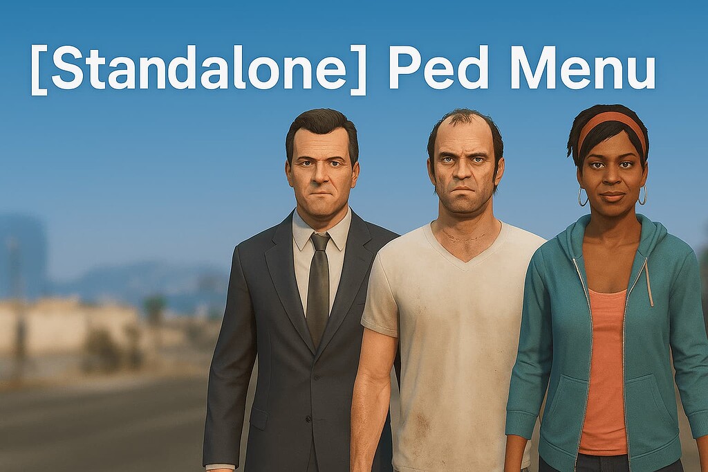 [Standalone] Ped Menu - FiveM Releases - Cfx.re Community
