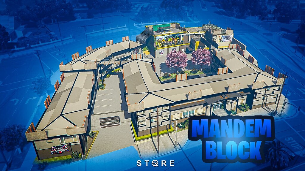 [MAP][PAID] Mandem Block Gang Map MLO Morningwood Compound Fivem GTA 5 ...