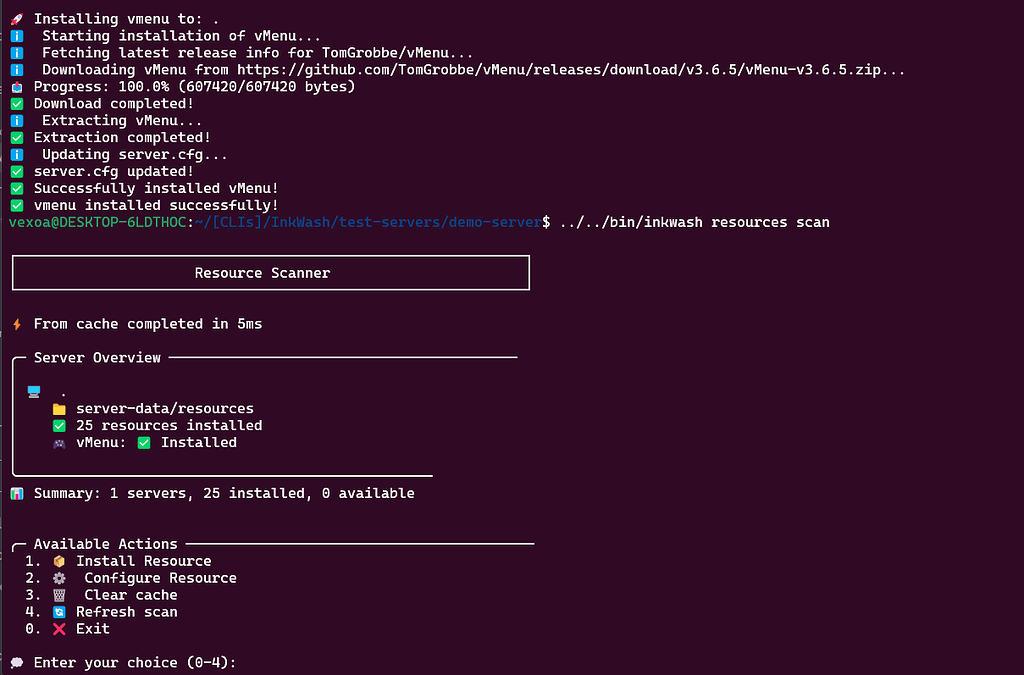 [FREE] InkWash CLI — Server Management Made Simple - FiveM Releases - Cfx.re Community