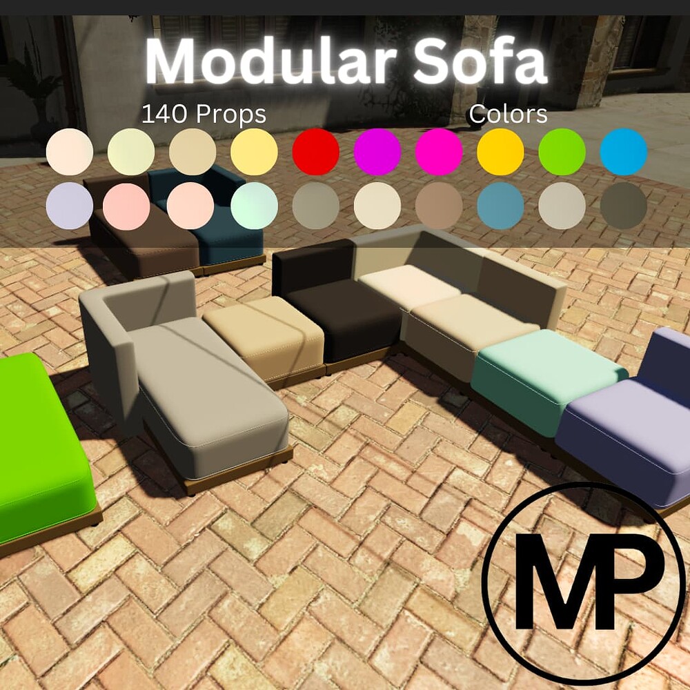 [UPDATED] Modular Sofa Pack | 140 Props - FiveM Releases - Cfx.re Community