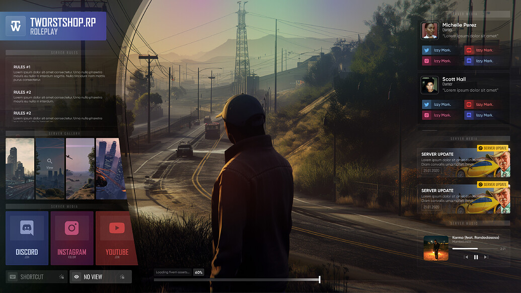 Advanced LOADING SCREEN [ESX QB] - FiveM Releases - Cfx.re Community