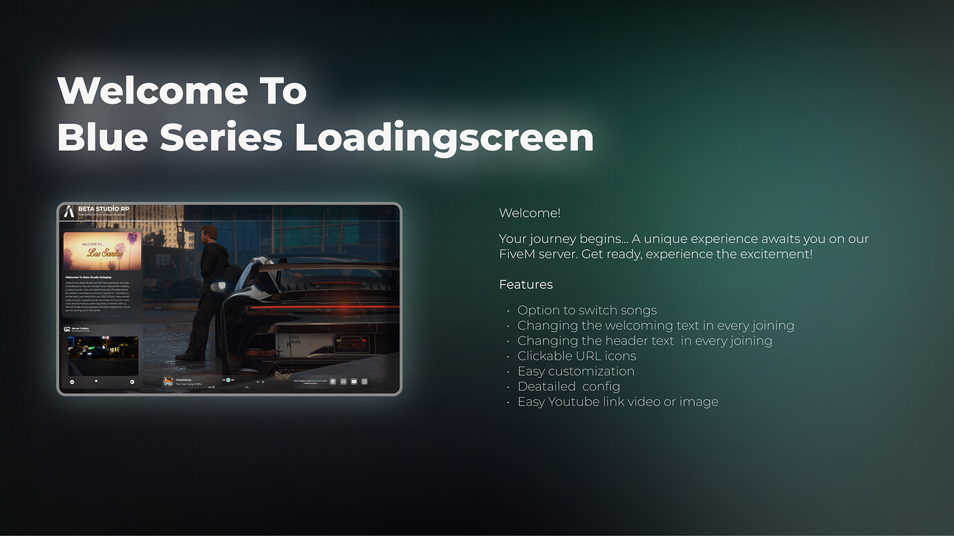 [FREE] [OpenSource] Loading Screen - Beta Studio - FiveM Releases - Cfx.re Community