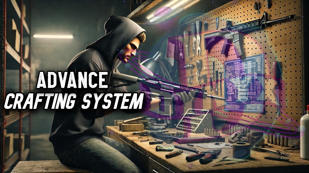 🛠️ All-in-One Crafting System | Blueprints, XP Levels, Custom Benches ...