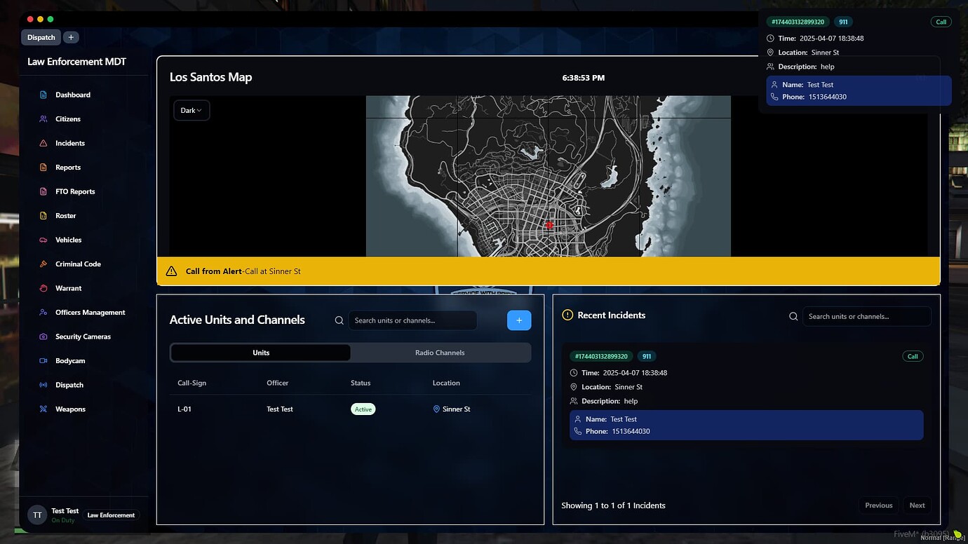 [QBCore] [Qbox] [ESX] [OX] Advanced MDT and Dispatch System (Police, EMS, DOJ, Fire, and More ...