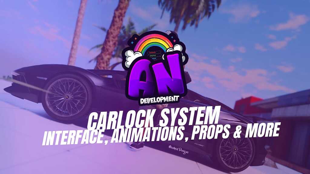 Car Lock System (UI, BLOCK NPC CARS, PROPS, ANIMATION AND MORE) - FiveM ...