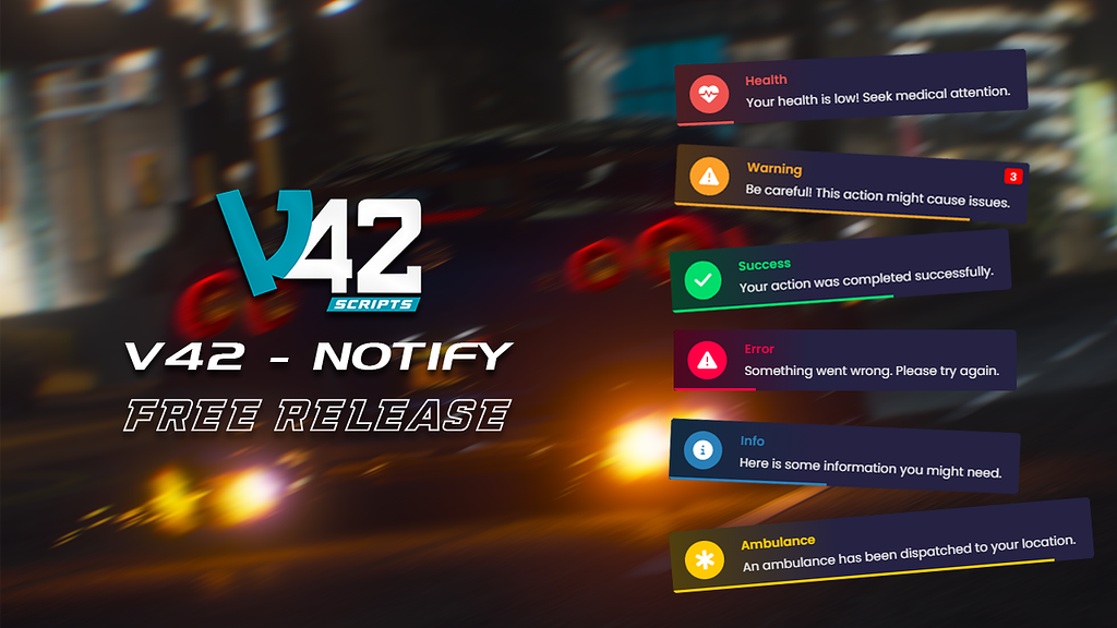[FREE] [QB/ESX] v42-notify - FiveM Releases - Cfx.re Community
