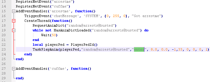 [Confused] Playing Animation On The Player - Discussion - Cfx.re Community