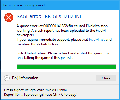 Crash error - FiveM Client Support - Cfx.re Community