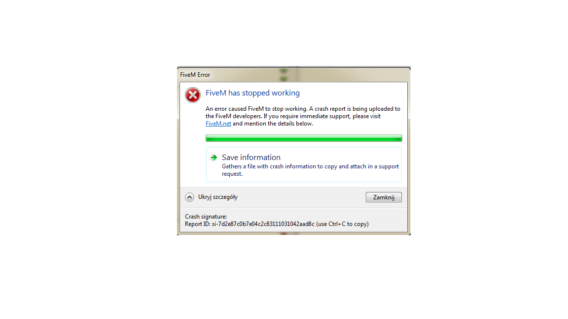 Launcher Crash - FiveM Client Support - Cfx.re Community