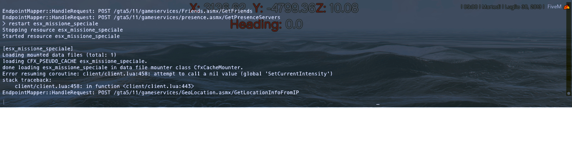 Water Bug - Bug Reports - Cfx.re Community