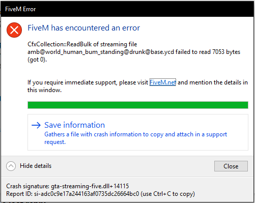 Computer crash during playing the game/loading fivem in general ...