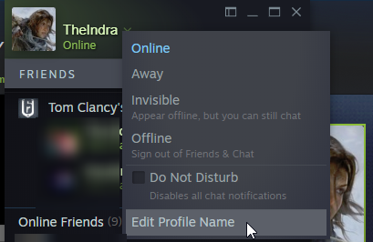 I've been requested to change my character name in game, how do ...