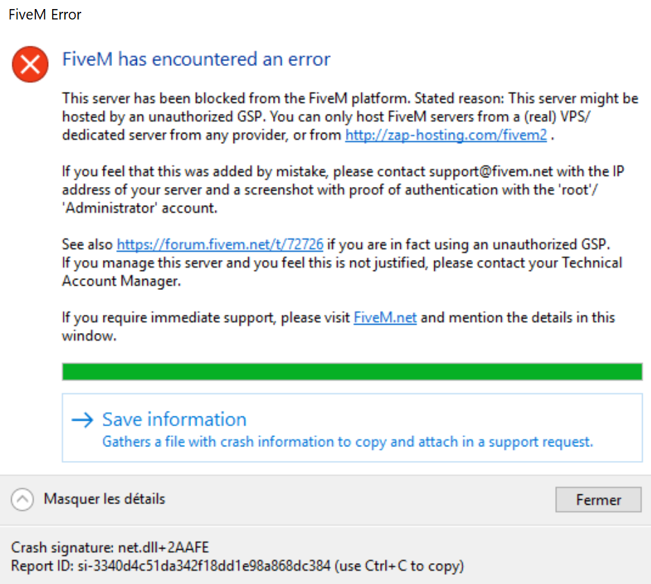 VPS problem when connect to the server - FiveM Discussion - Cfx.re Community