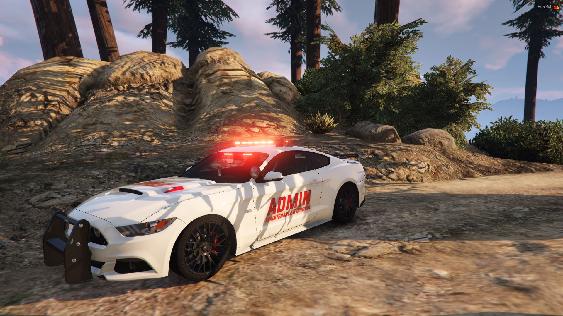 Admin Mustang w/ Red Lights - FiveM Releases - Cfx.re Community