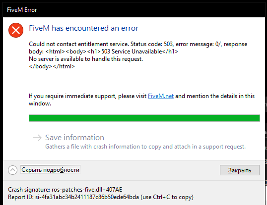 Fivem immediately gives an error and crashes - FiveM Client Support ...