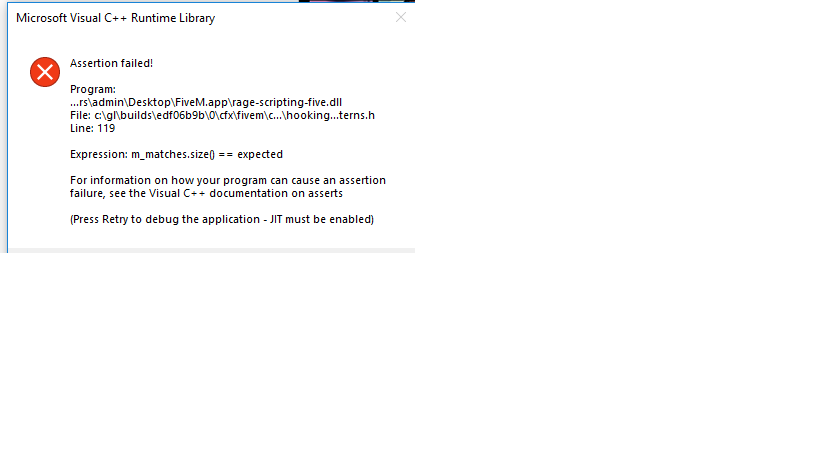 FIVE M DOES NOT START. microsoft visual c++ runtime library - FiveM ...