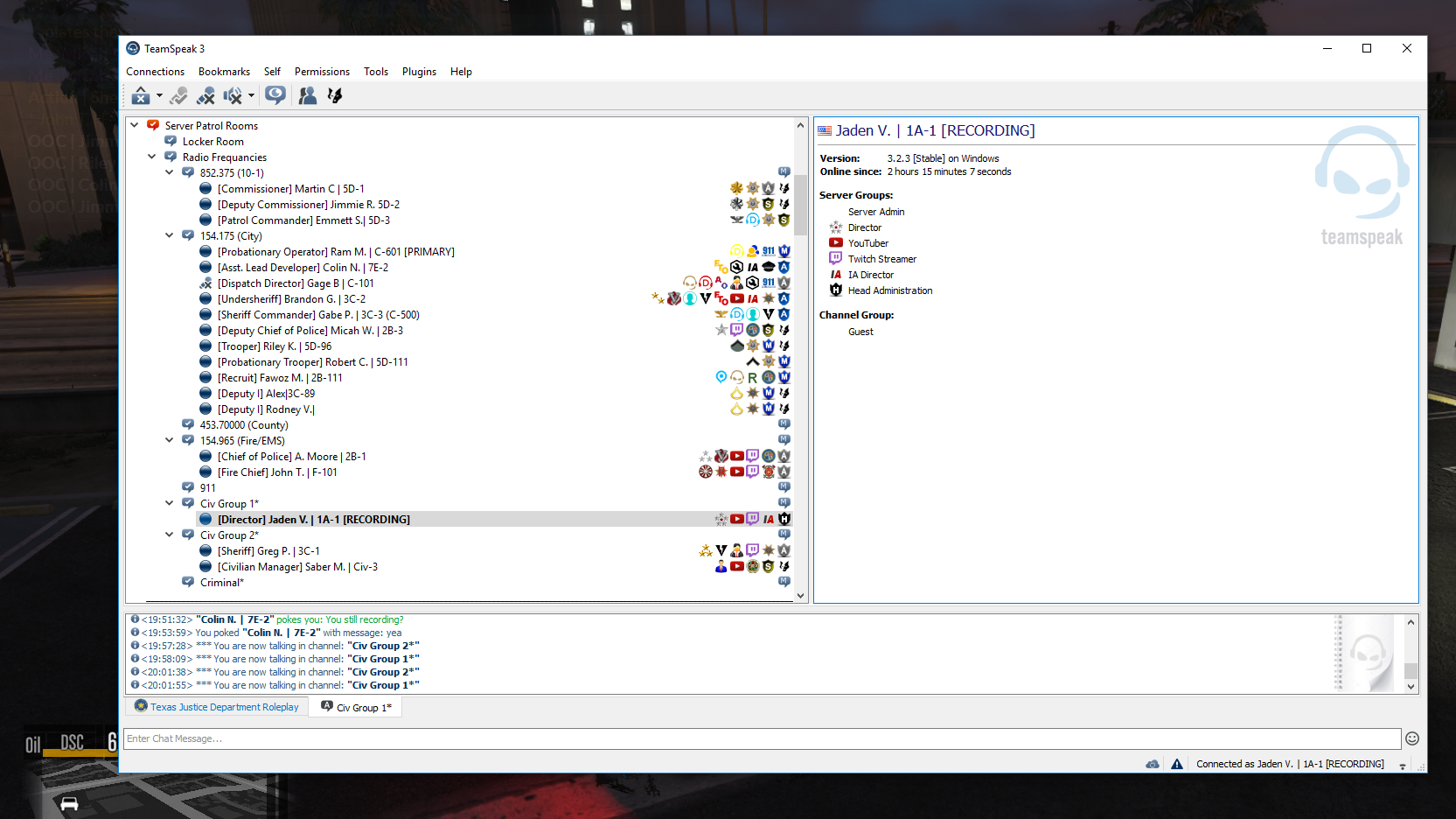 Texas Justice Department RP | Custom Cars | Custom Scripts | Custom CAD ...