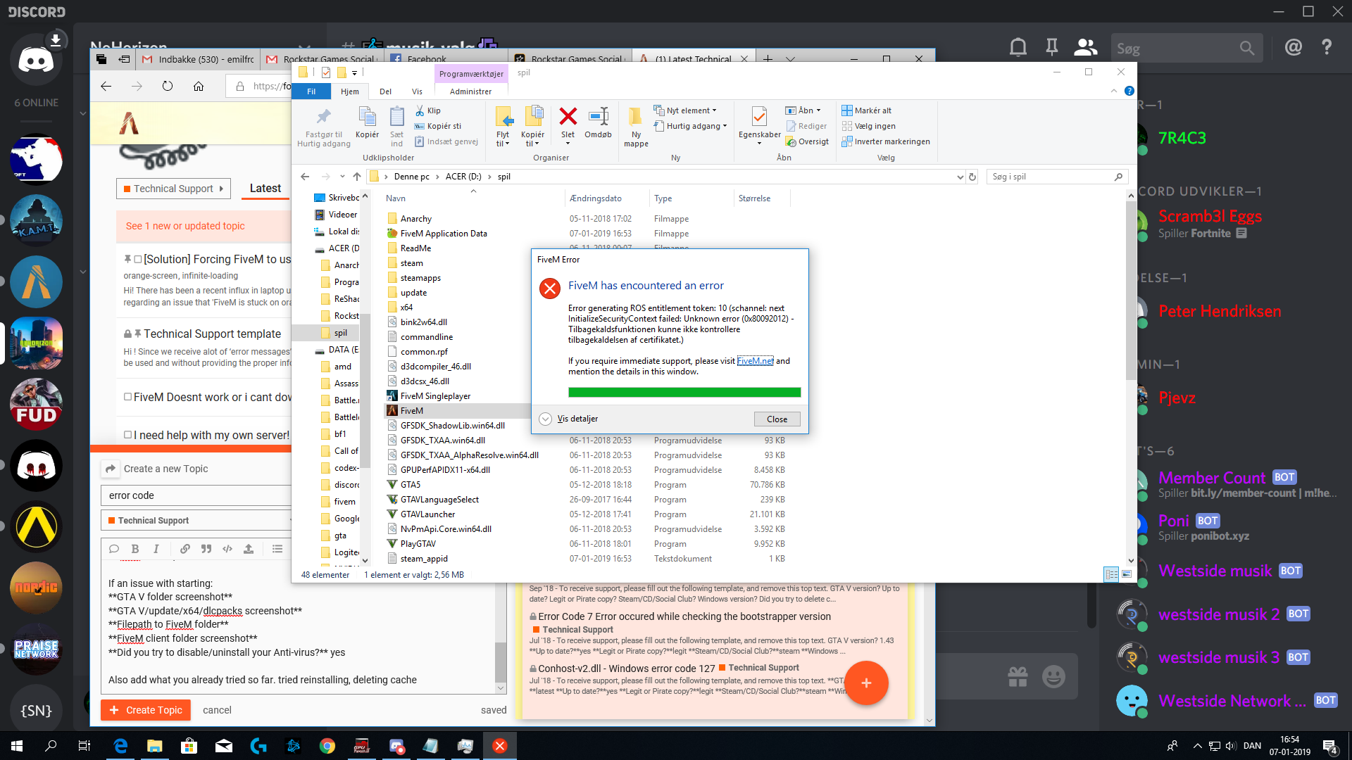Hjælp - FiveM Client Support - Cfx.re Community