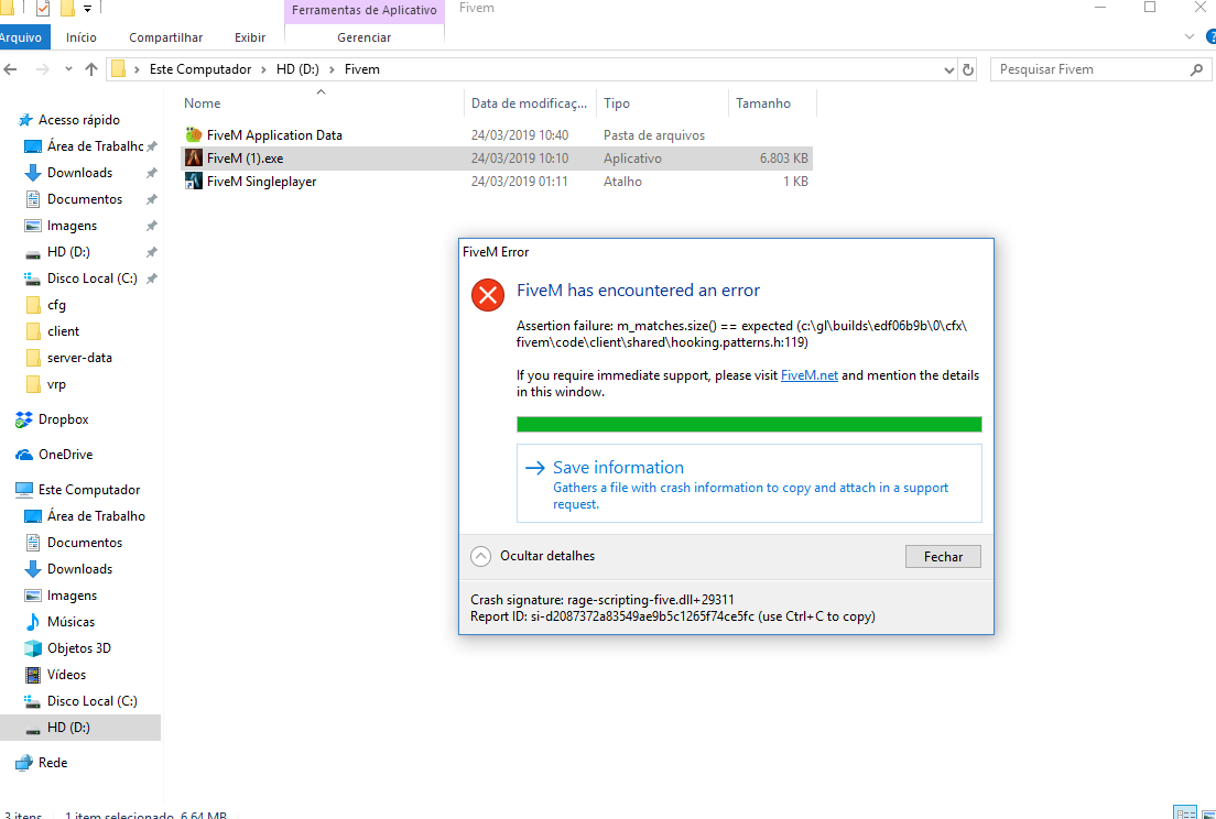 Fivem new error - FiveM Client Support - Cfx.re Community