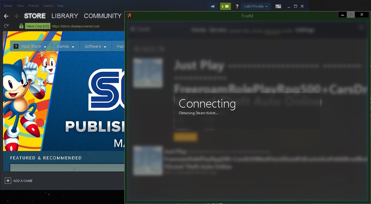 Obtaining Steam Ticket Endlessly - FiveM Client Support - Cfx.re Community