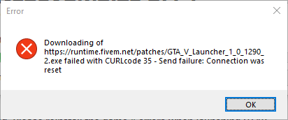 [FIXED] SSL/TLS handshake error(35) while executing FiveM.exe for the first time - FiveM Client ...