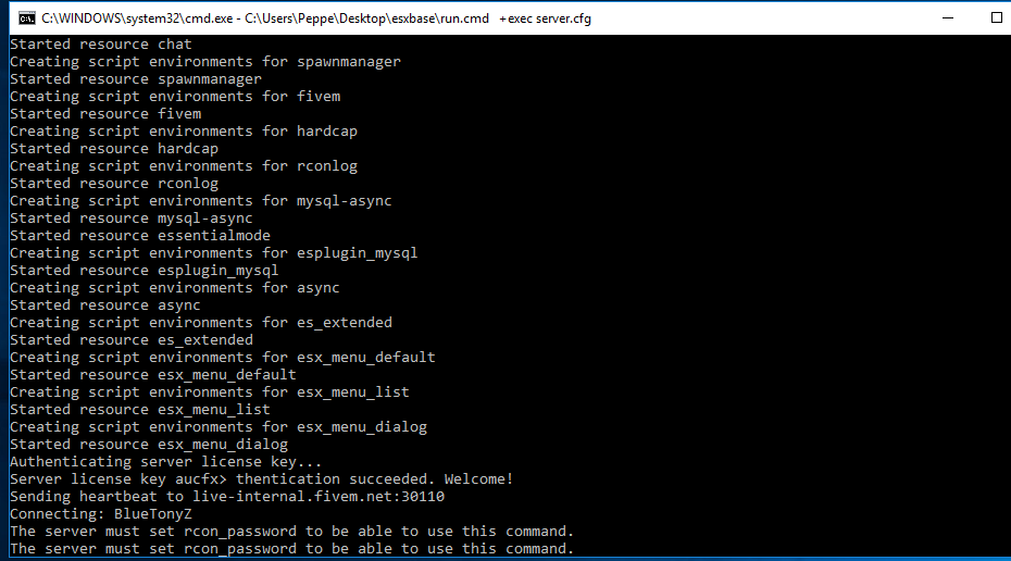 Couldn't load essentialmode resource - ES/ESX - Cfx.re Community